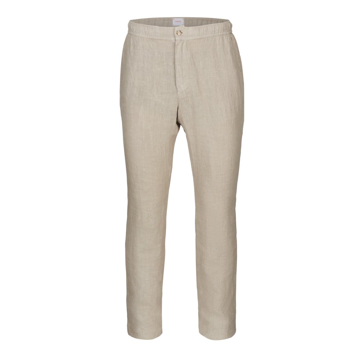 Amalfi Slim Linen Pant - Sand Dune – Swims Australia